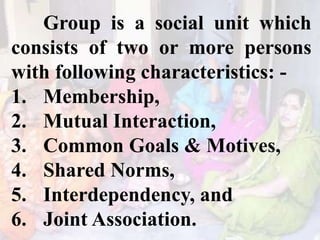 Group Definition and its Types | PPTX