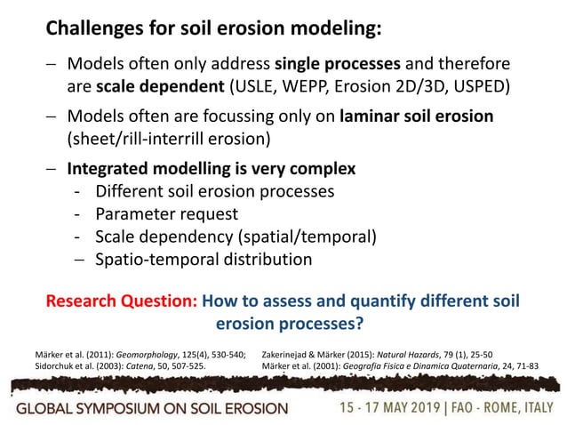 Badland and gully erosion assessment using remotely sensed data, non-invasive field techniques ...