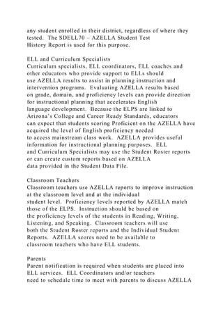 1 Guide to Navigating and Using AZELLA Reports .docx