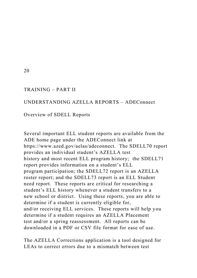 1 Guide to Navigating and Using AZELLA Reports .docx