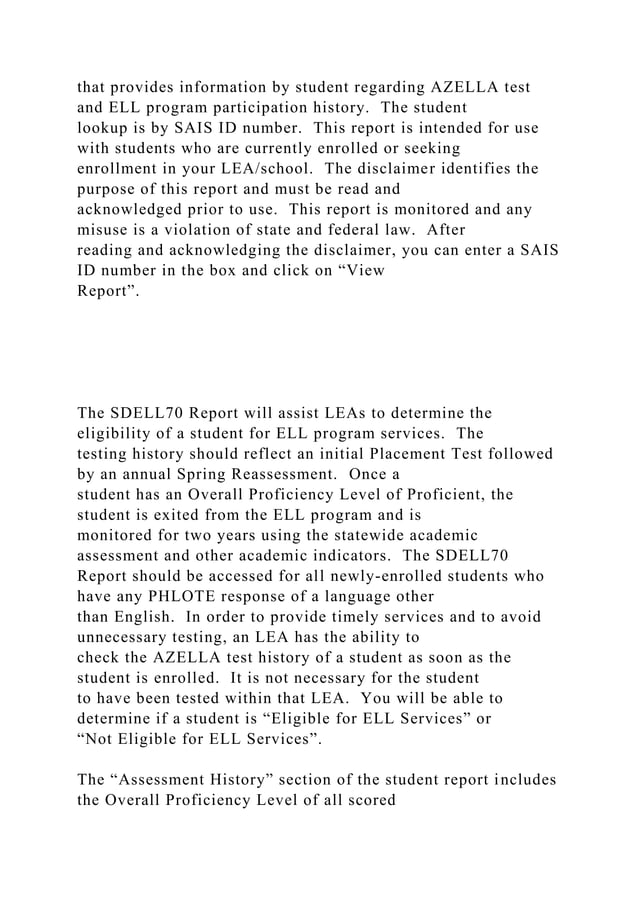 1 Guide to Navigating and Using AZELLA Reports .docx