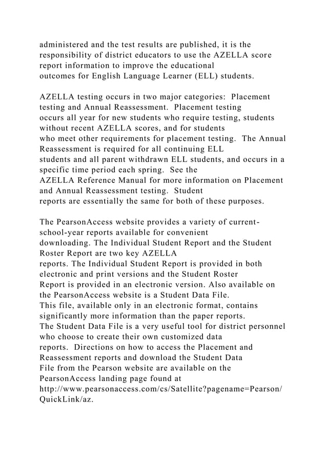 1 Guide to Navigating and Using AZELLA Reports .docx