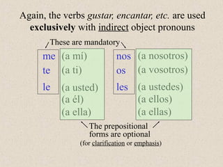 Gustar and Similar Verbs | PPT