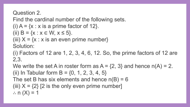 1h. Pedagogy of Mathematics (Part II) - Set language Activities and ...