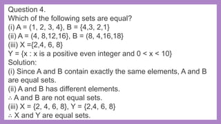 1h. Pedagogy of Mathematics (Part II) - Set language Activities and ...
