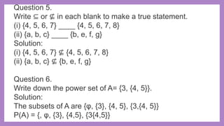 1h. Pedagogy of Mathematics (Part II) - Set language Activities and ...