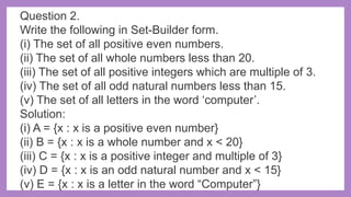1h. Pedagogy of Mathematics (Part II) - Set language Activities and ...