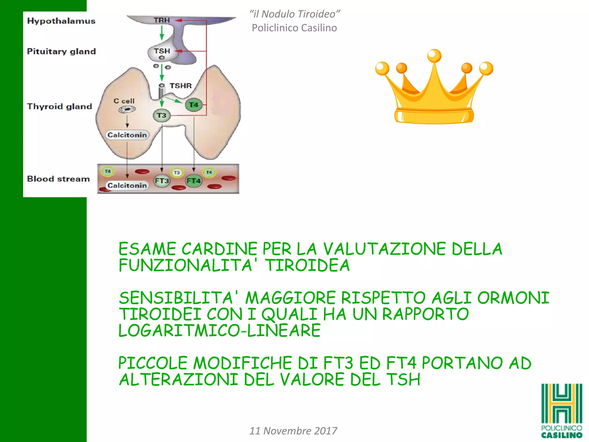 Diagnostica di laboratorio del Nodulo Tirodeo | PPT