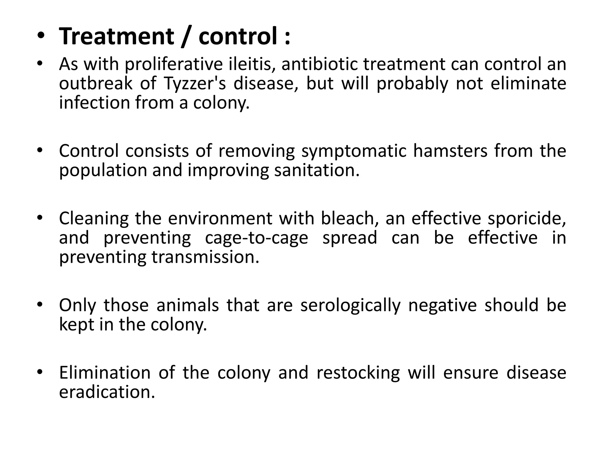Hamster - Bacterial, Viral, Mycotic, Parasitic and Non infectious ...