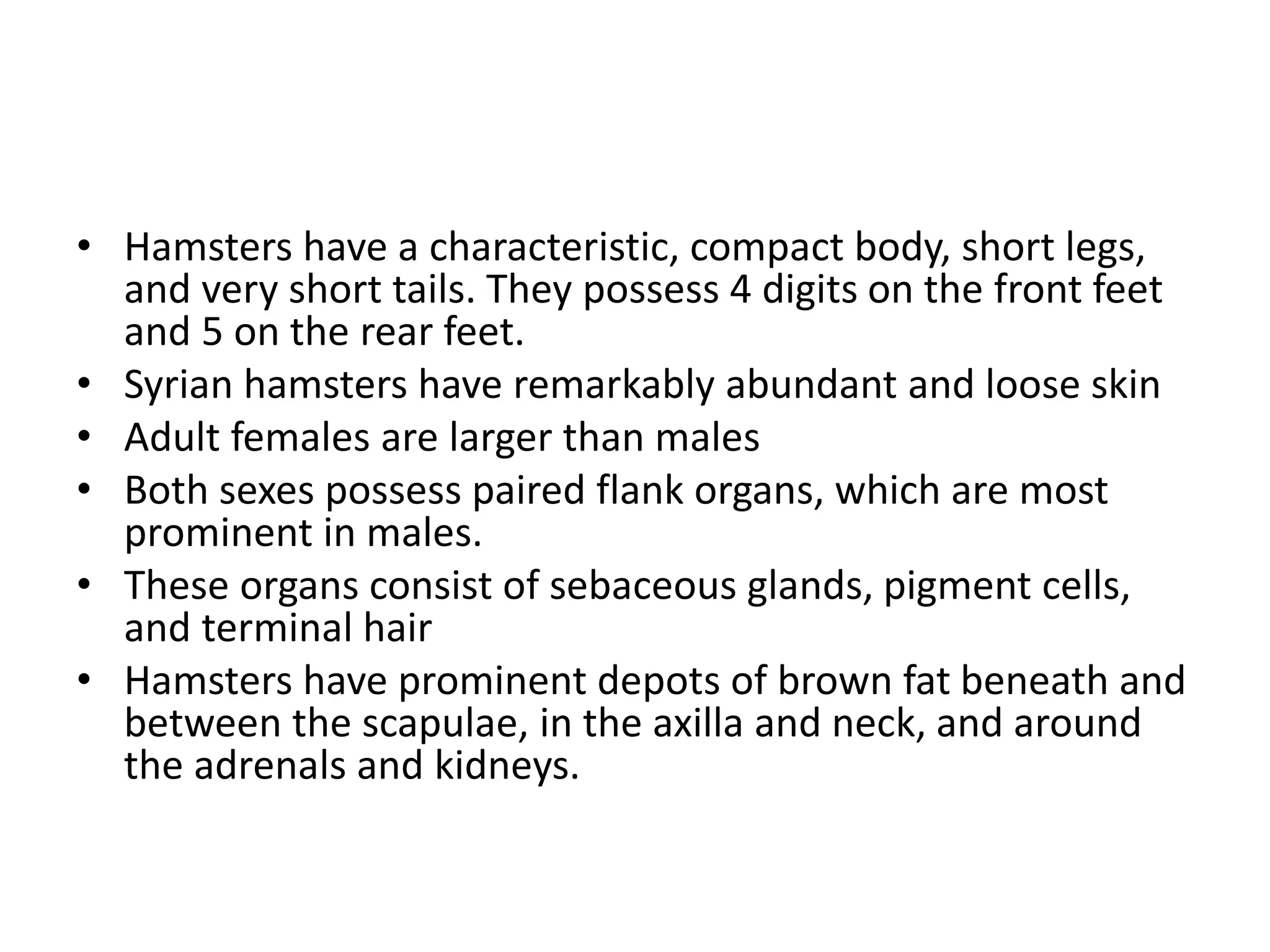 Hamster - Bacterial, Viral, Mycotic, Parasitic and Non infectious ...