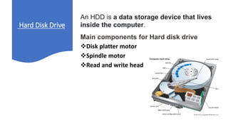 Working principle of a hard disk controller | PPTX