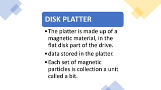 Working principle of a hard disk controller | PPTX