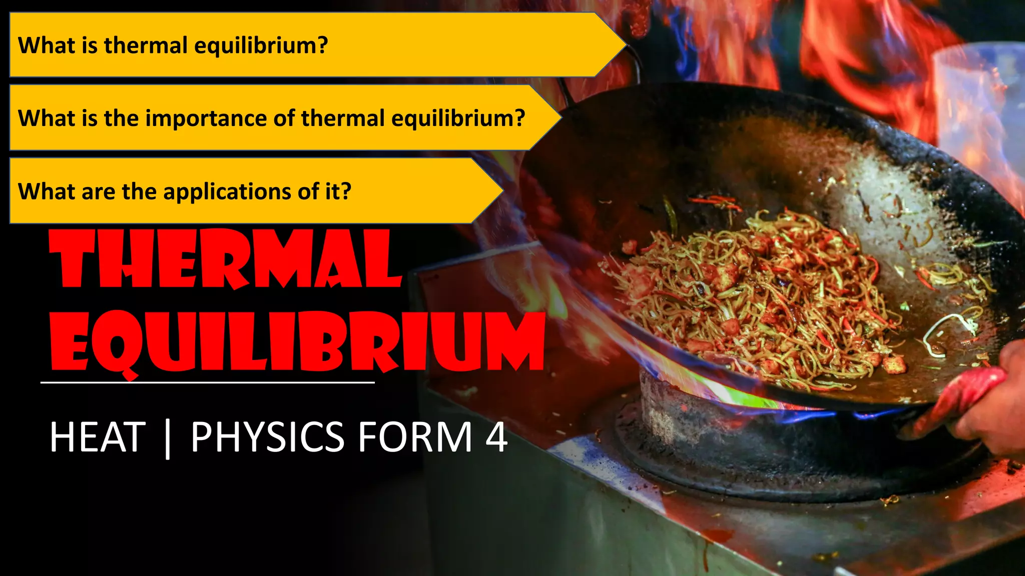 Thermal Equilibrium (KSSM, IGCSE) | PDF