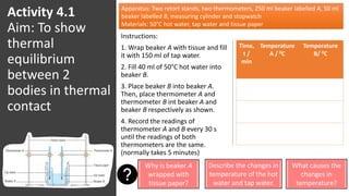 Thermal Equilibrium (KSSM, IGCSE) | PDF