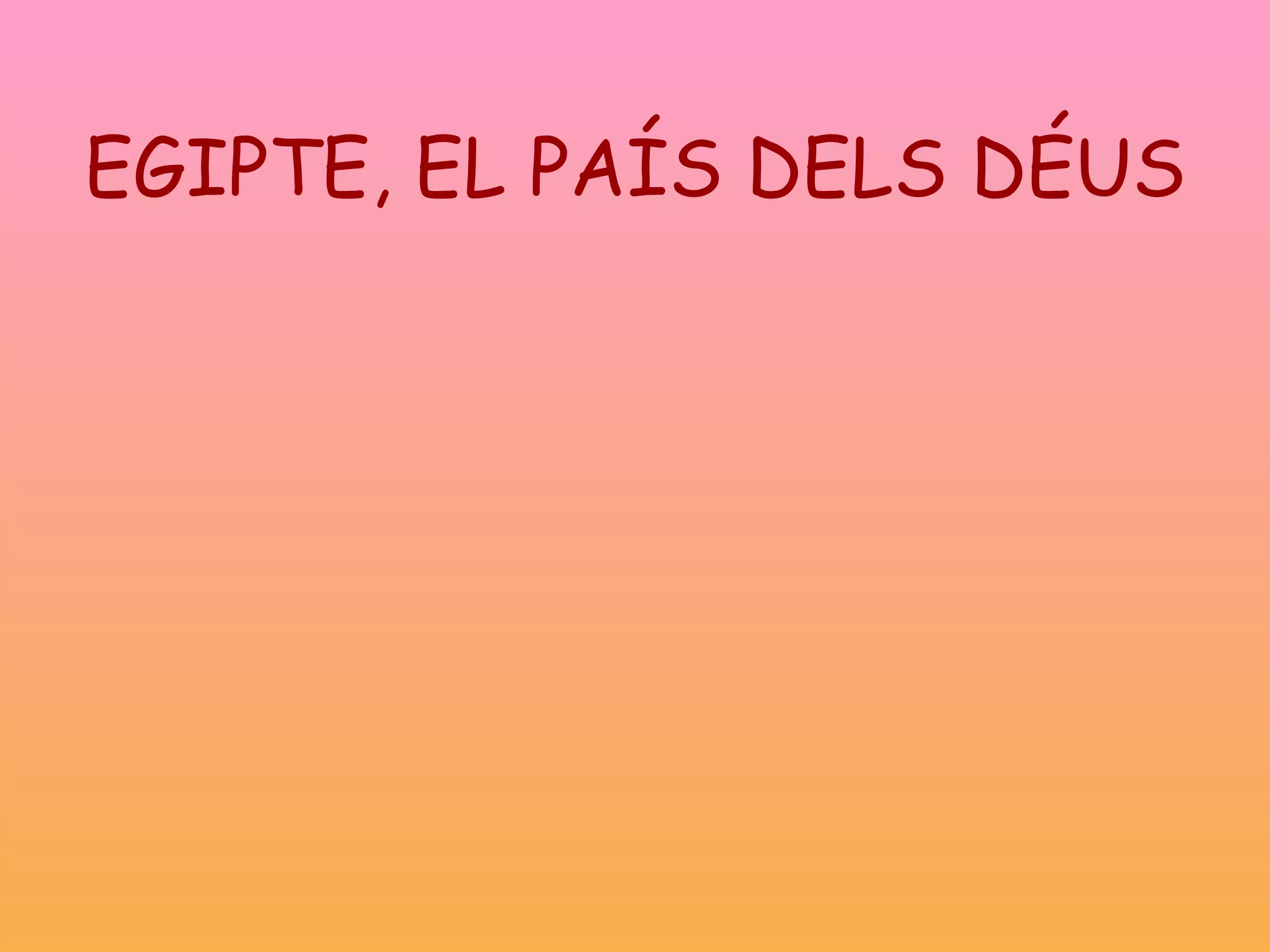 Déus egipcis | PPT