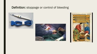 1 HEMOSTASIS Hematology blood hematoma 1 | PPTX