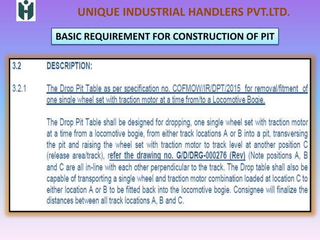 01. drop pit table august 2016 | PPTX