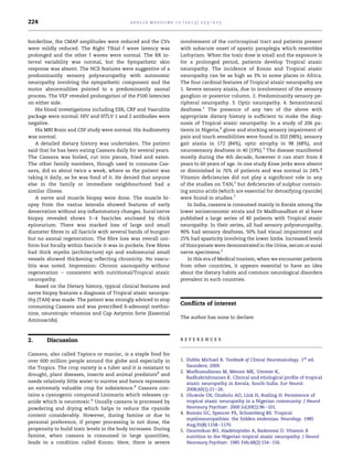 A case of Tropical ataxic neuropathy | PDF