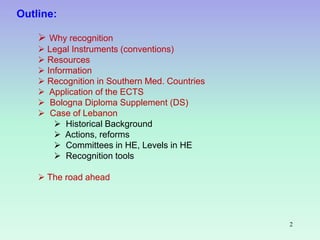 Higher Education System in Lebanon | PDF