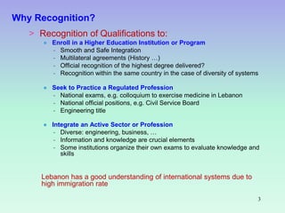 Higher Education System in Lebanon | PDF