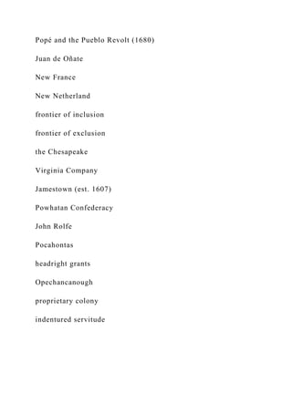 1 HIST 120 Dr. Schaffer Pocahontas and John Rolfe .docx