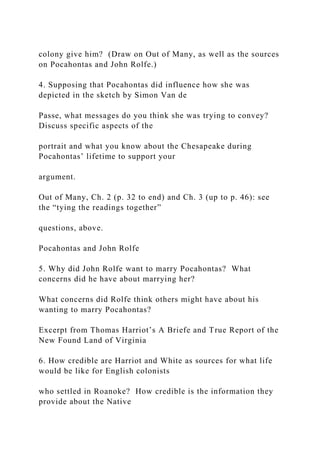 1 HIST 120 Dr. Schaffer Pocahontas and John Rolfe .docx