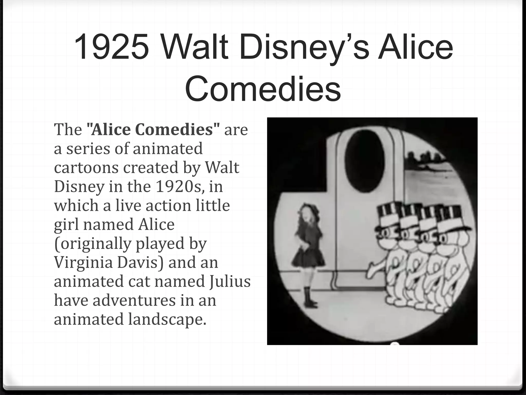 1) history of animation timeline | PPTX
