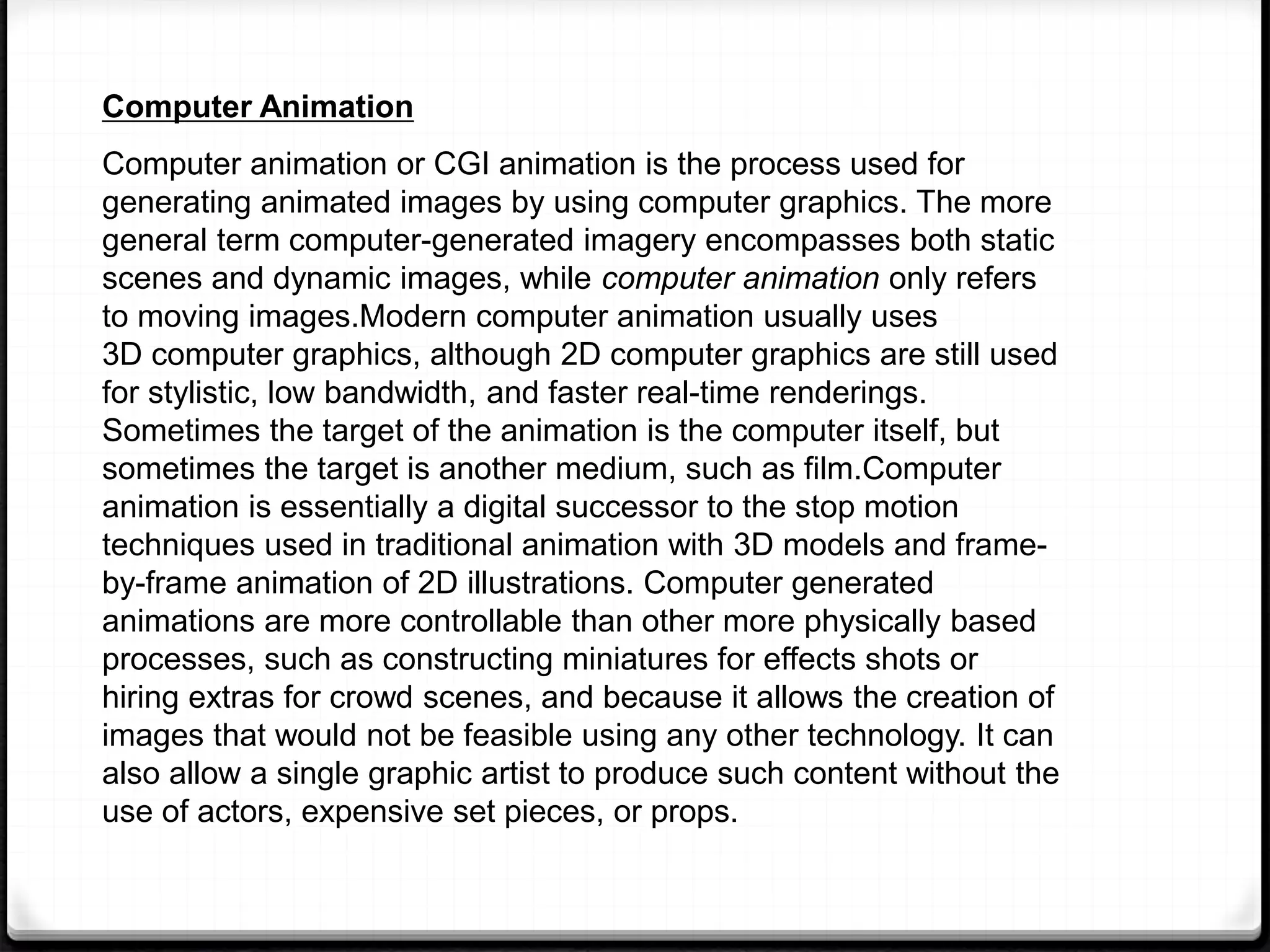 1) history of animation timeline | PPTX