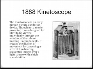 1) history of animation timeline | PPTX