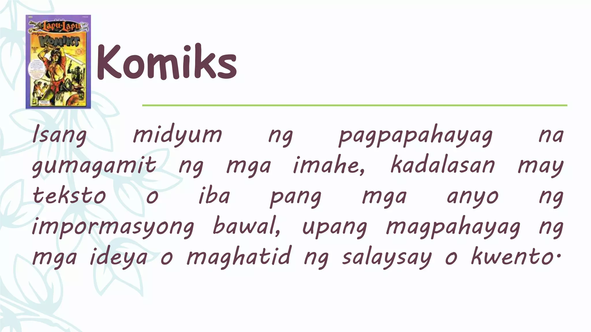 1 History of Comics.pptx