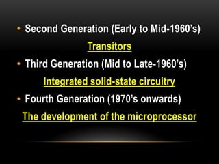 history of computers | PPT