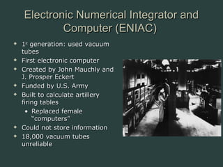 1 history of information technology | PPT