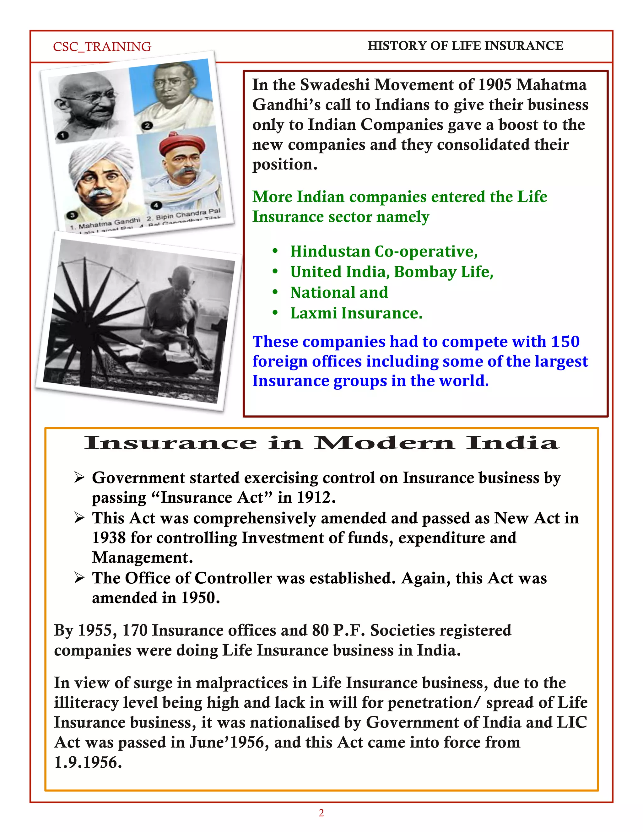 1 history of_life_insurance | PDF