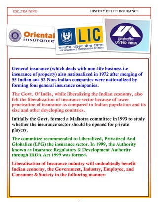 1 history of_life_insurance | PDF