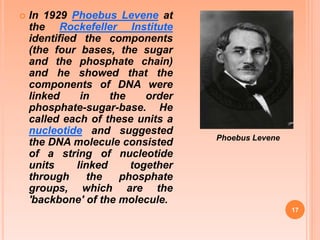 History of molecular biology | PPTX