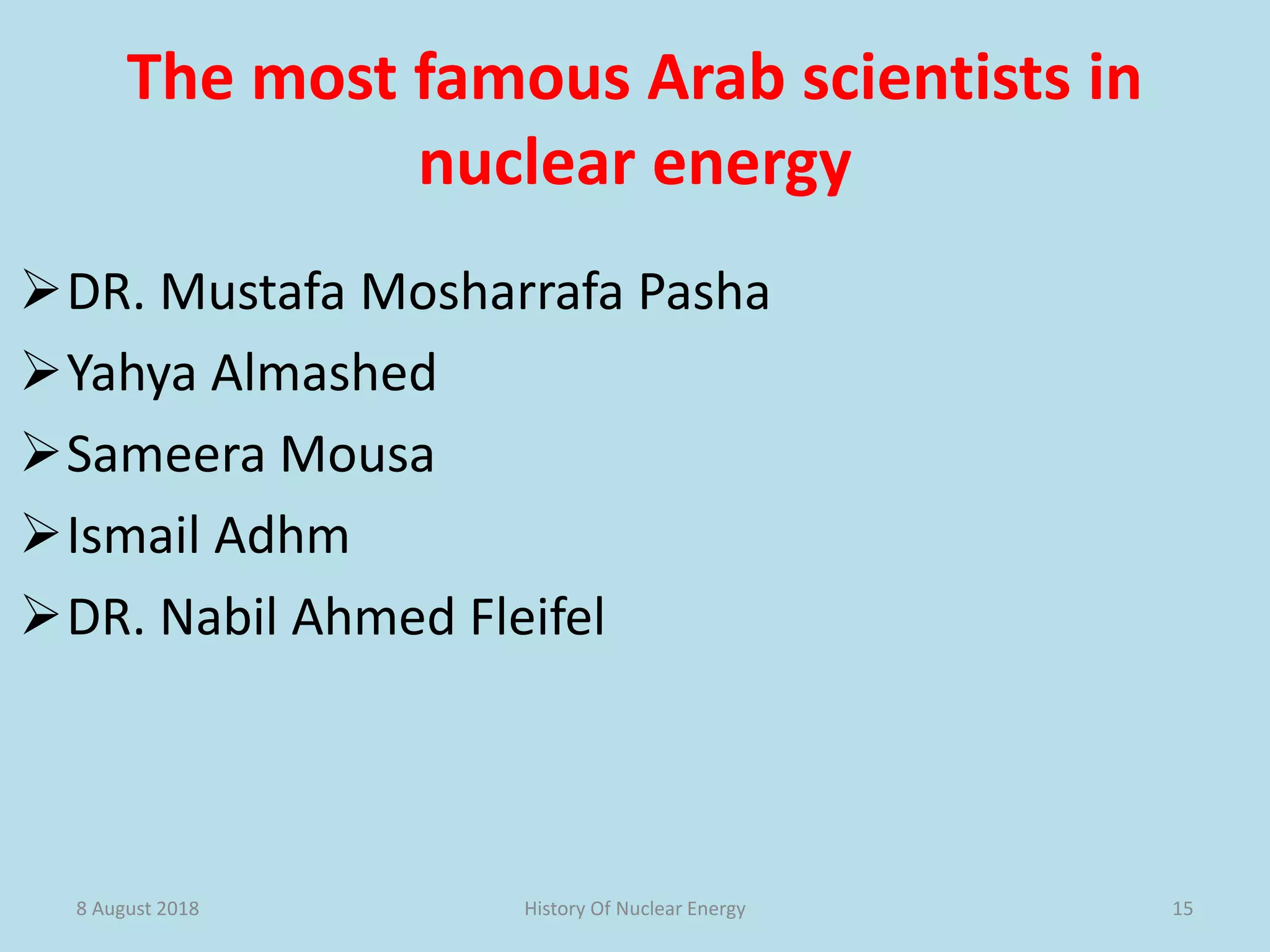 History Of Nuclear Energy | PPTX