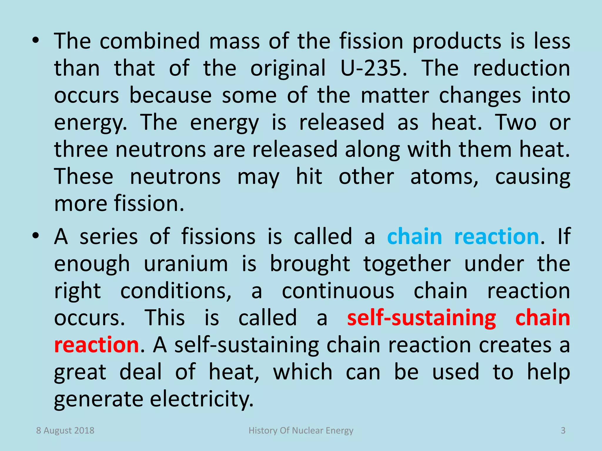 History Of Nuclear Energy | PPTX