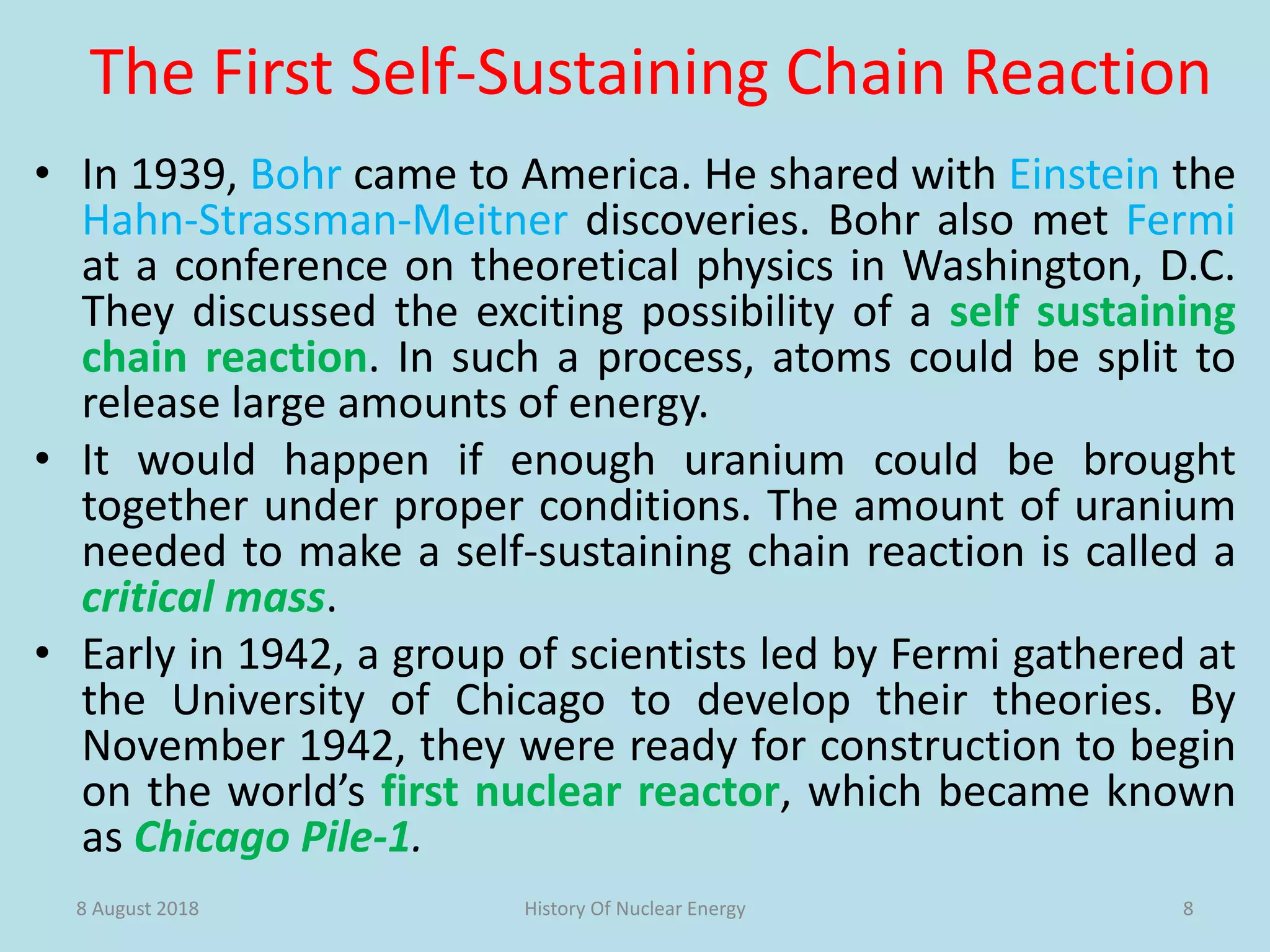 History Of Nuclear Energy | PPTX