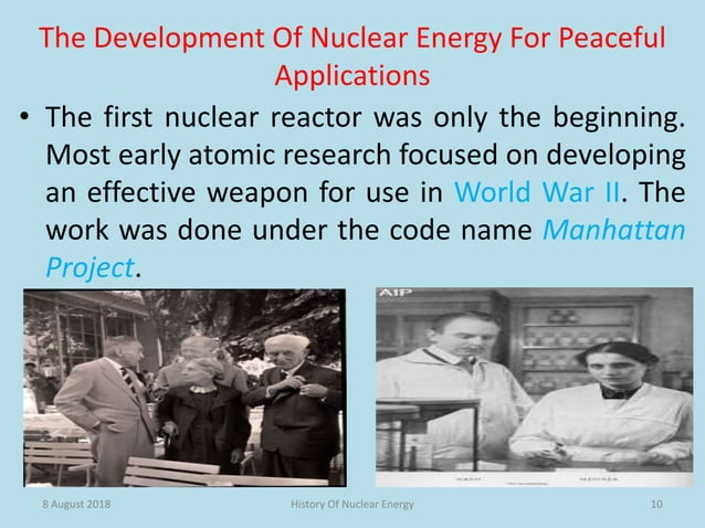 History Of Nuclear Energy | PPTX