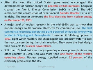 History Of Nuclear Energy | PPTX