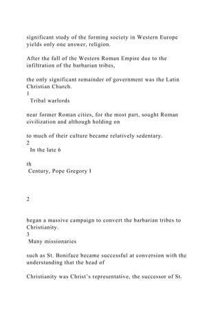 1 History of the First Crusade Era Hist. 6543, Hi.docx