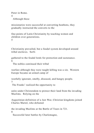 1 History of the First Crusade Era Hist. 6543, Hi.docx