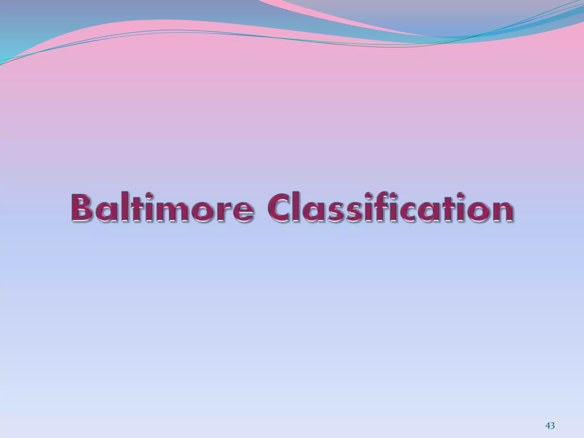Virology, History, classification, Nomenclature_Baltimore_ICTV | PPT
