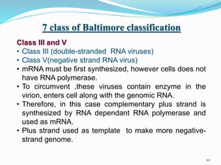 Virology, History, classification, Nomenclature_Baltimore_ICTV | PPTX
