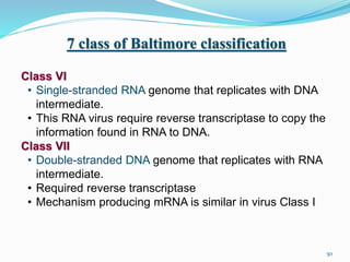 Virology, History, classification, Nomenclature_Baltimore_ICTV | PPTX