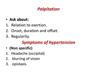 1 History Taking of Cardiovascular System-The Essentials.pptx