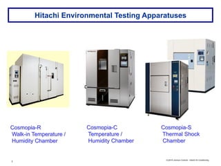 hitachi environmental Testing Chamber explanation denkei | PDF