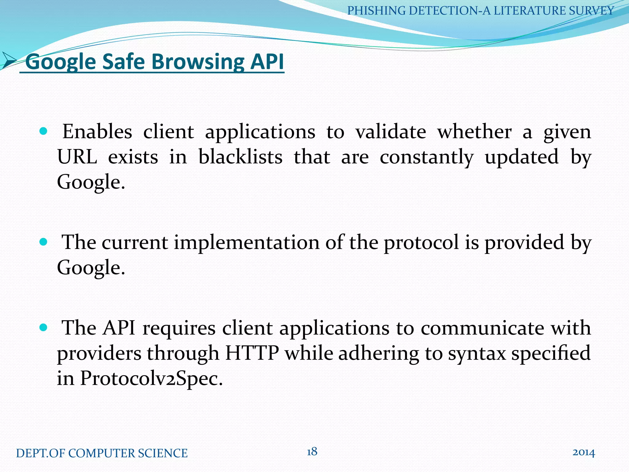 PHISHING DETECTION | PPTX