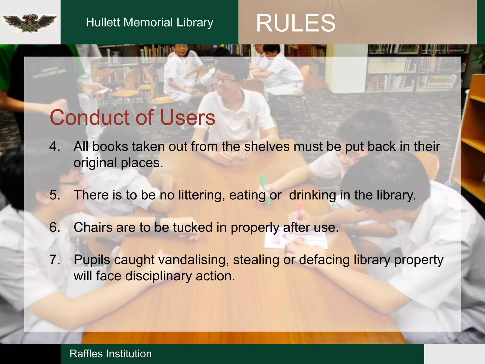Hullett Memorial Library Overview 2011 | PPTX