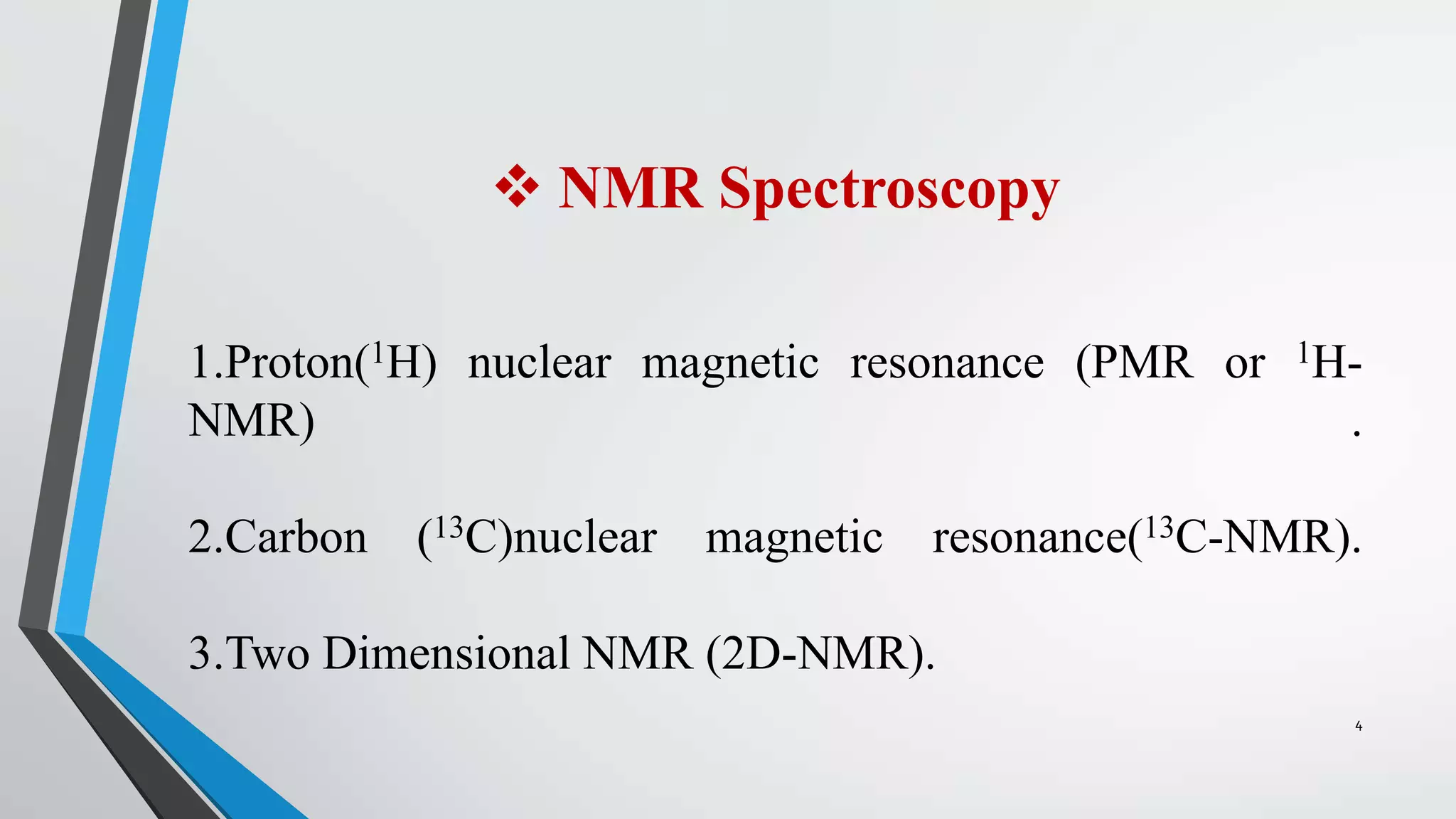 Structural elucidation by NMR(1HNMR) | PPTX